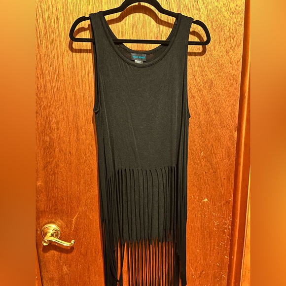 Kelly Renee | Tops | Womens Kelly Renee Fringe Longline Tank Top ...